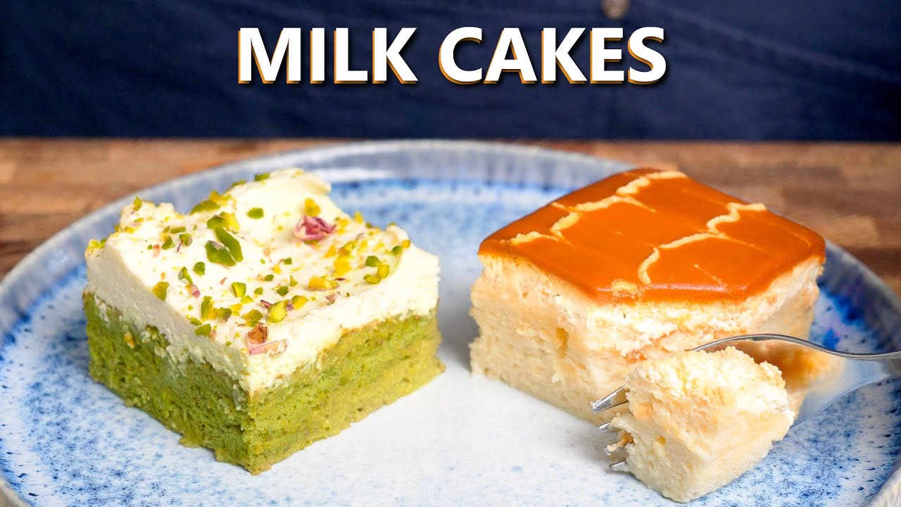 Turkish Milk Cakes (Pistachio & Caramel Flavours) : Book Recipes