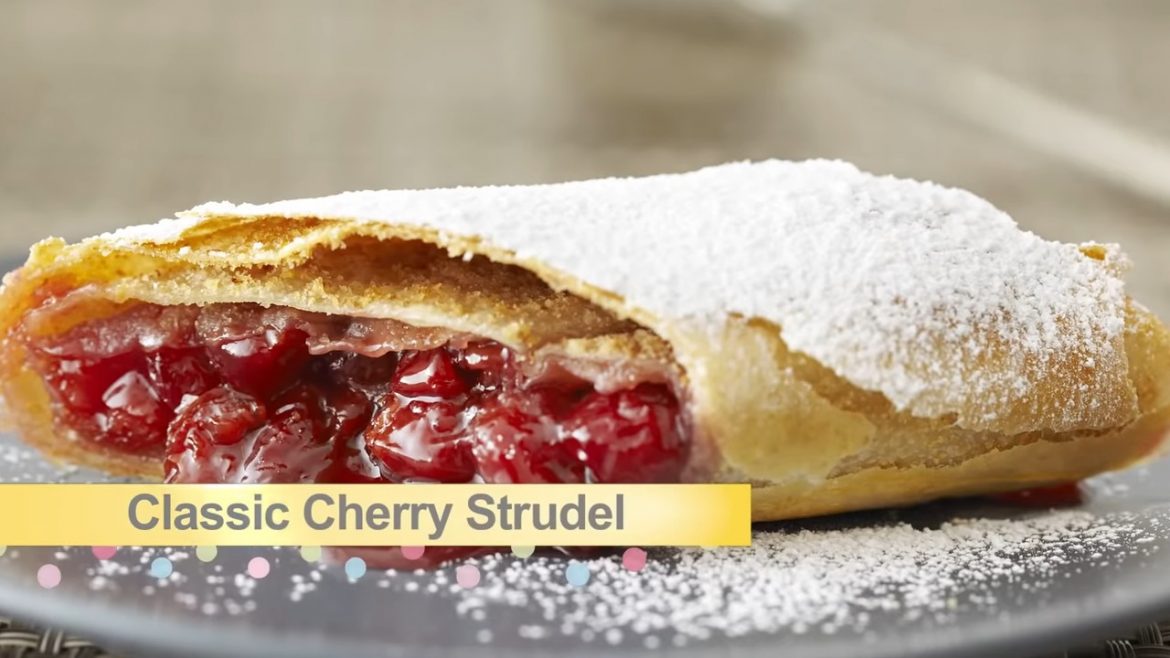 How To Make CHERRY STRUDEL | Book Recipes