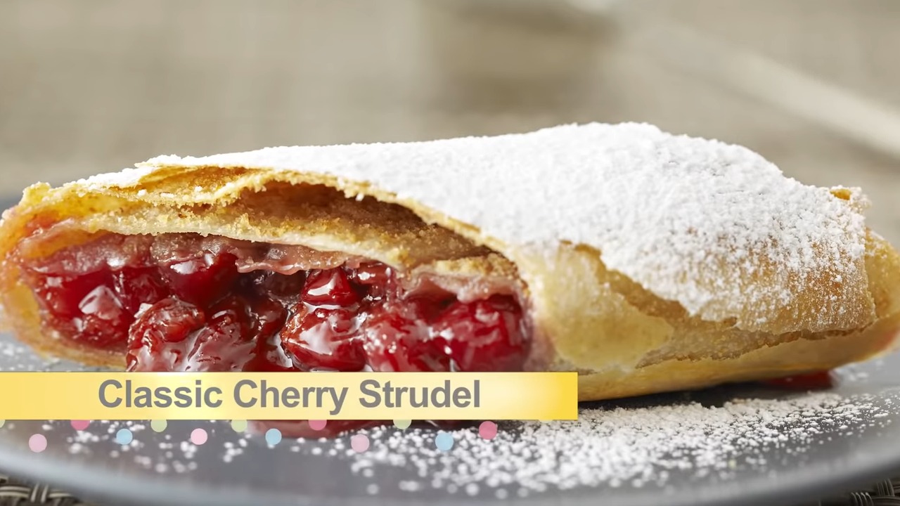 How To Make CHERRY STRUDEL | Book Recipes