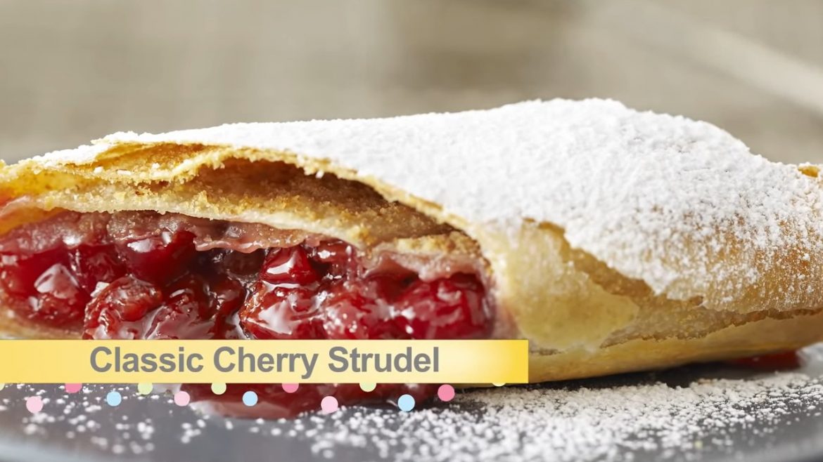 How To Make CHERRY STRUDEL | Book Recipes